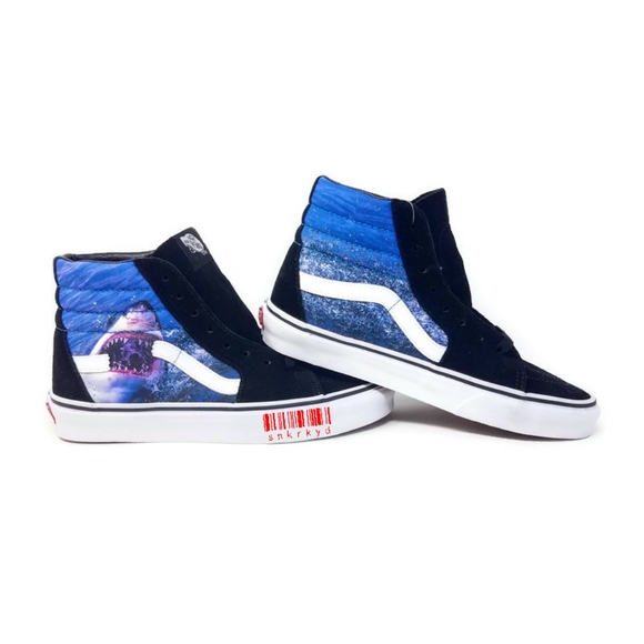 Vans | Shoes | Vans Shark Week X Sk8hi | Poshmark